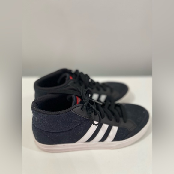 adidas | Shoes | Adidas Canvas Hi Tops Classic Black White | Poshmark